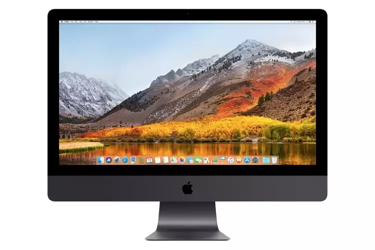 tampilan depan monitor apple imac pro