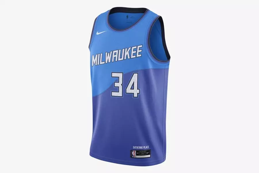 เสื้อ Nba city edition 2021 milwaukee bucks 1