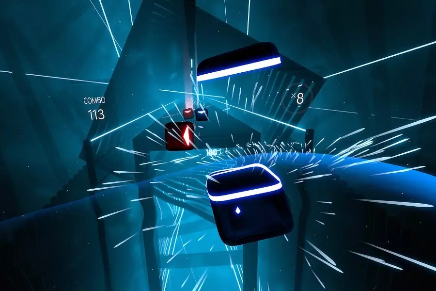 Rhythmus-Virtual-Reality-Spiel
