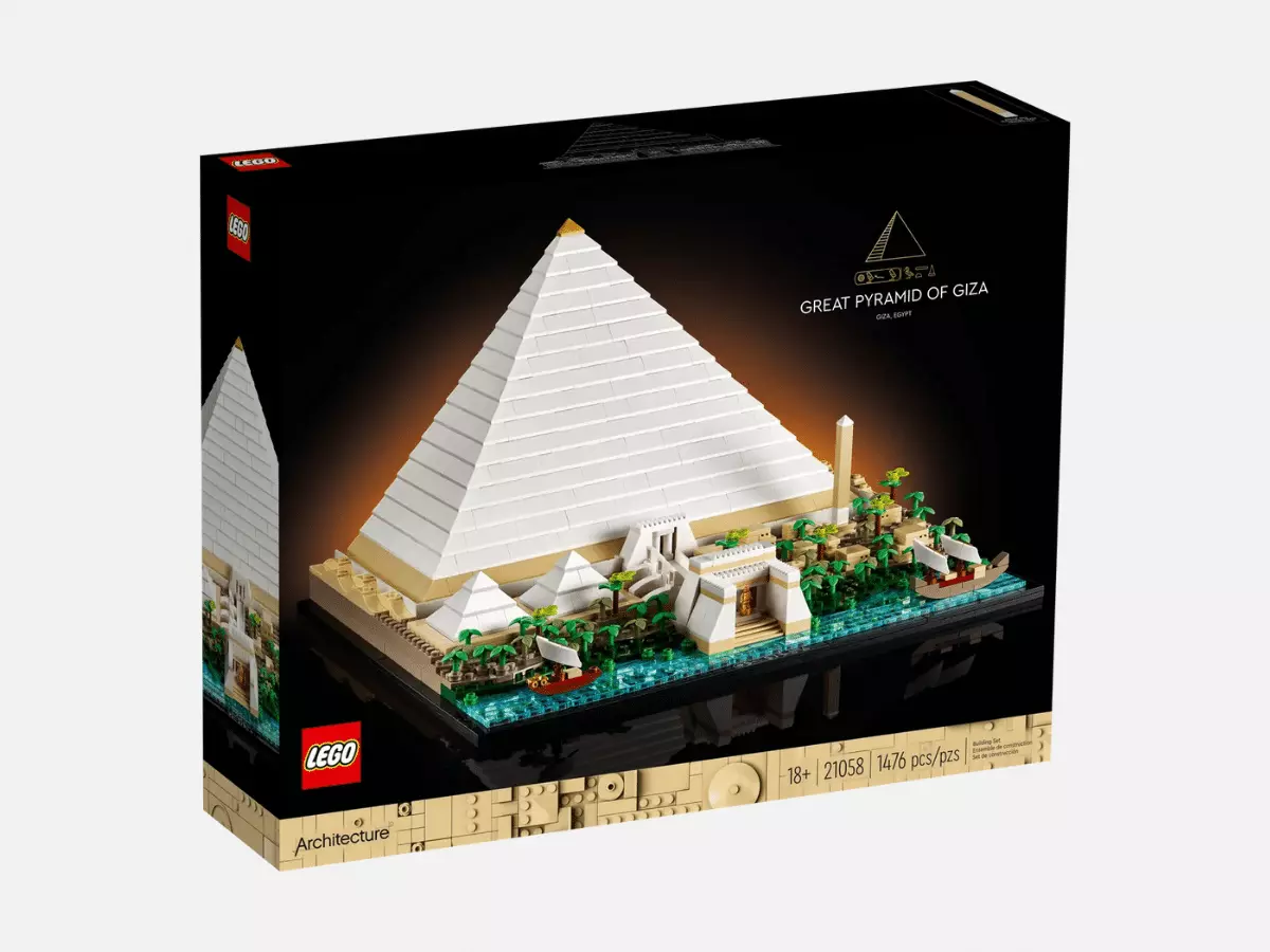 Lego-Pyramide von Gizeh-Box